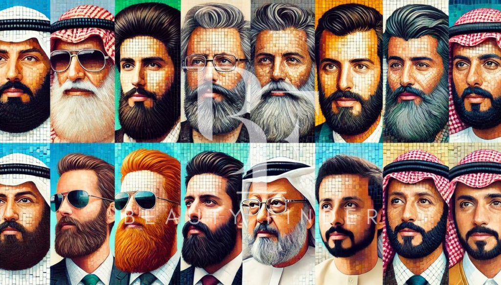 The Evolution of Arab Men's Beard Styles: Iconic Looks from the 1950s ...